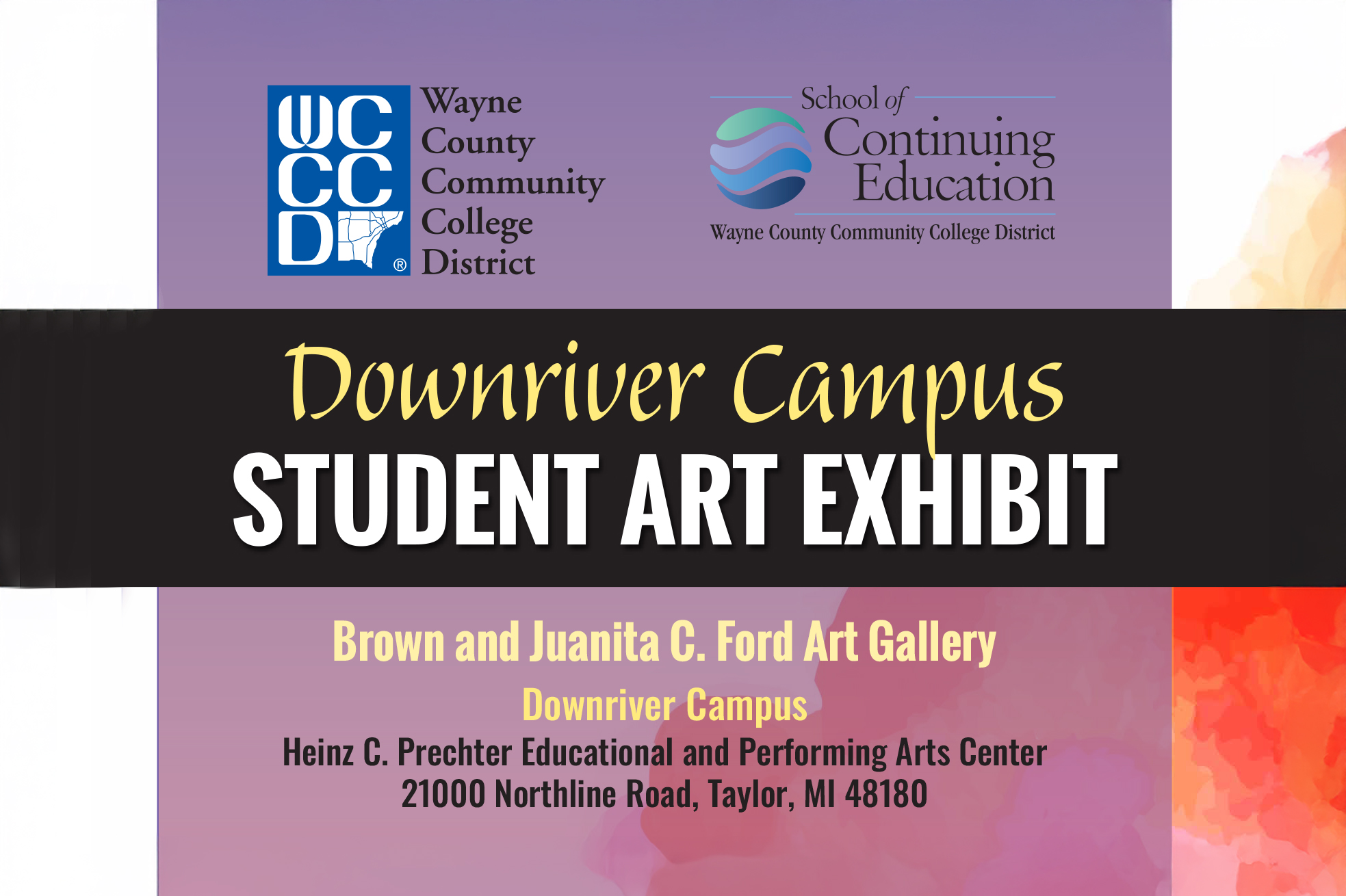 Downriver Campus Student Art Exhibit